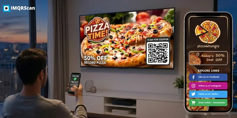 QR Codes for Television & Commercials | Create TV QR Codes